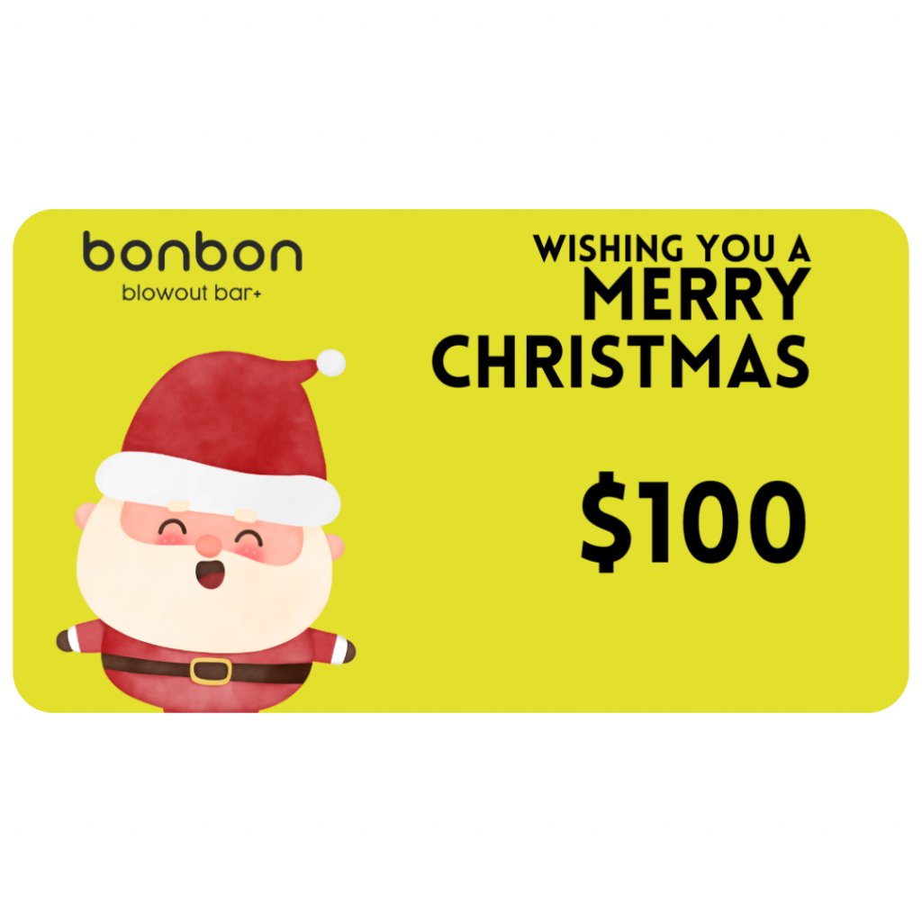 Bonbon Christmas Gift Card SGD100 - bonbon blowout bar+